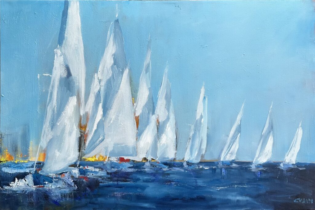 "Windward mark" - - Crain Painting